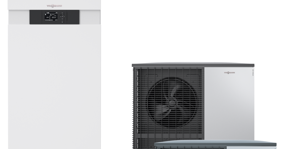 Vitocal 222-A Air Source Heat Pump & DHW Cylinder | Viessmann UK